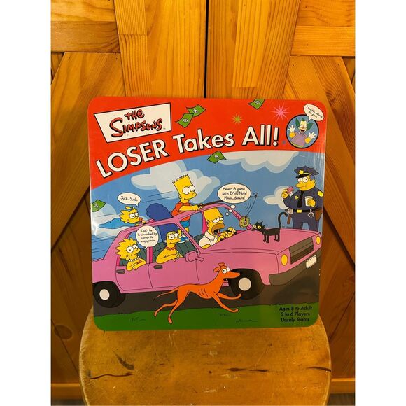 THE SIMPSONS | Toys | Vintage Rare 20 The Simpsons Loser Takes All Game ...